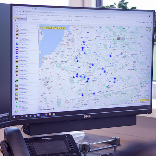 Fuhrparkmanagement mit dem Telematiksystem von COMLINE